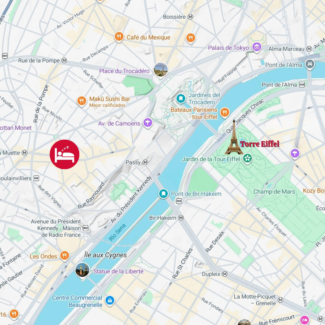 Apartamentos en París - Carla y Andreita en Paris